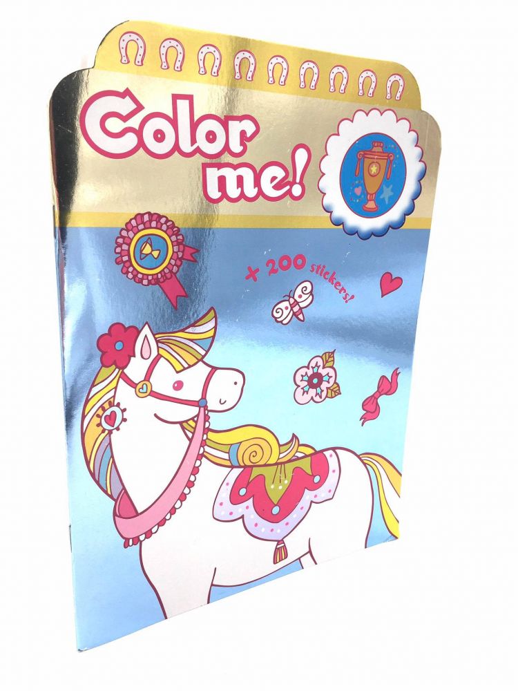 Color me + 200 stickers, Children's Books, Grāmatas angļu valodā ...