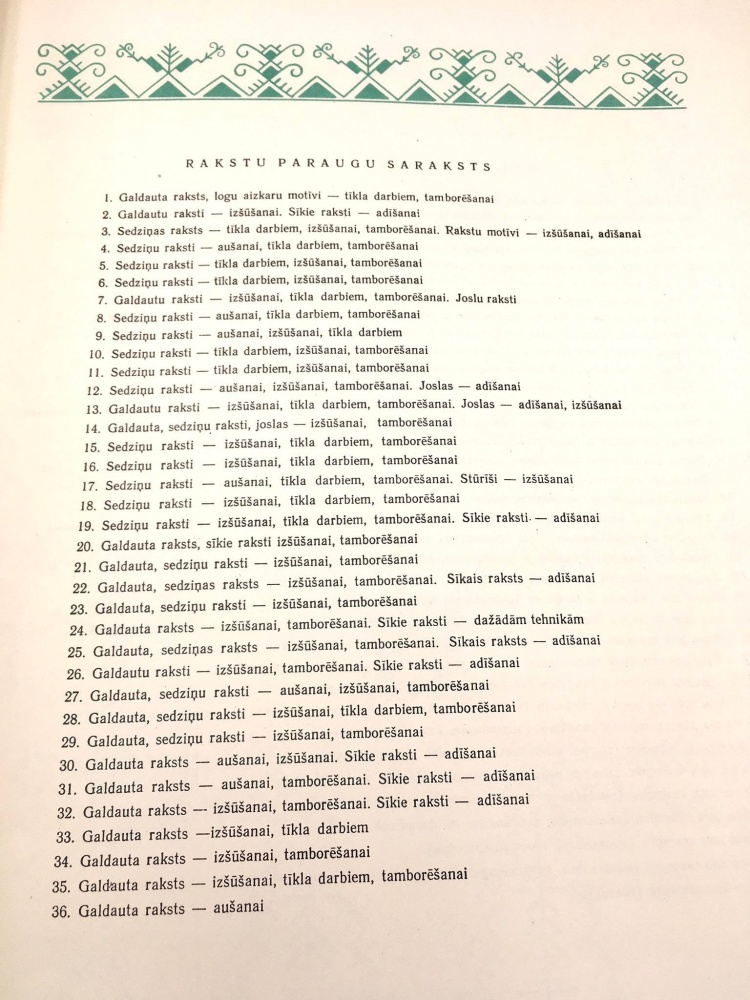 Izšuvumu,adījumu un audumu raksti. Ž. Ventaskrasts, Rokdarbi, Lietotas ...