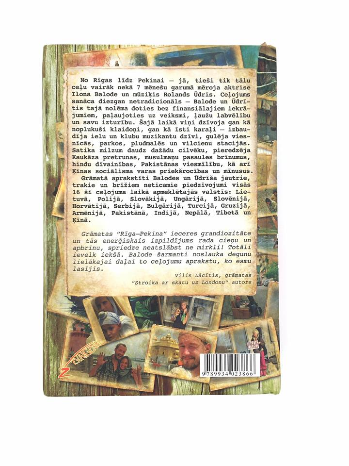 Rīga - Pekina. Ilona Balode, Ceļojumi un ģeogrāfija, Lietotas Grāmatas ...