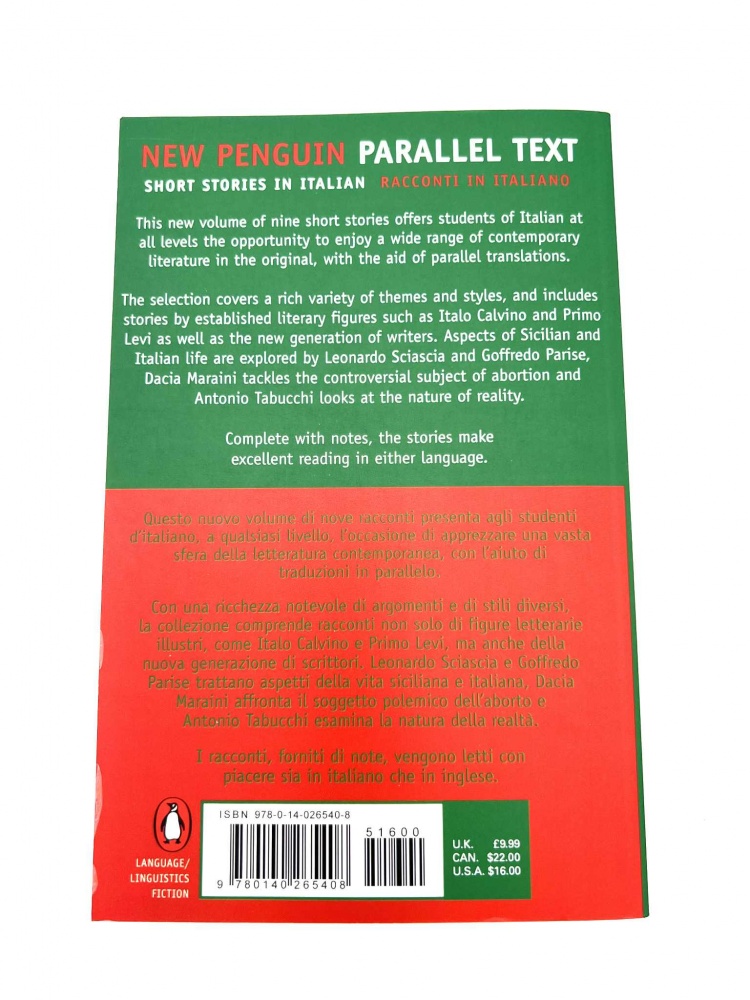Short Stories in Italian New Penguin Parallel Text, Literature ...